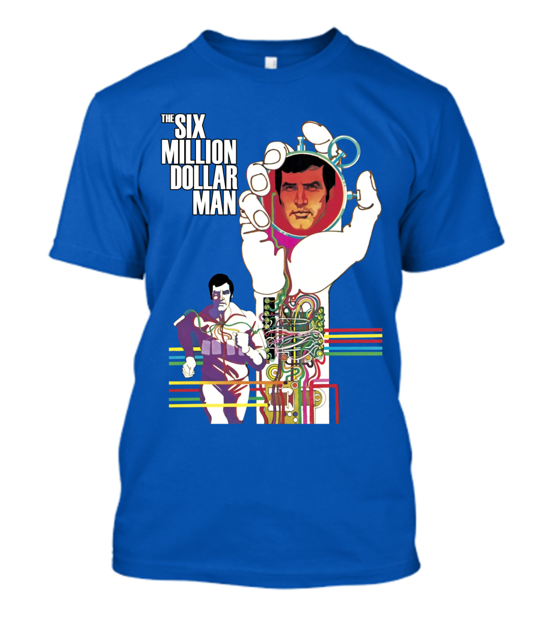 The Six Million Dollar Man Bionic Circuitry Action Hero T-Shirt
