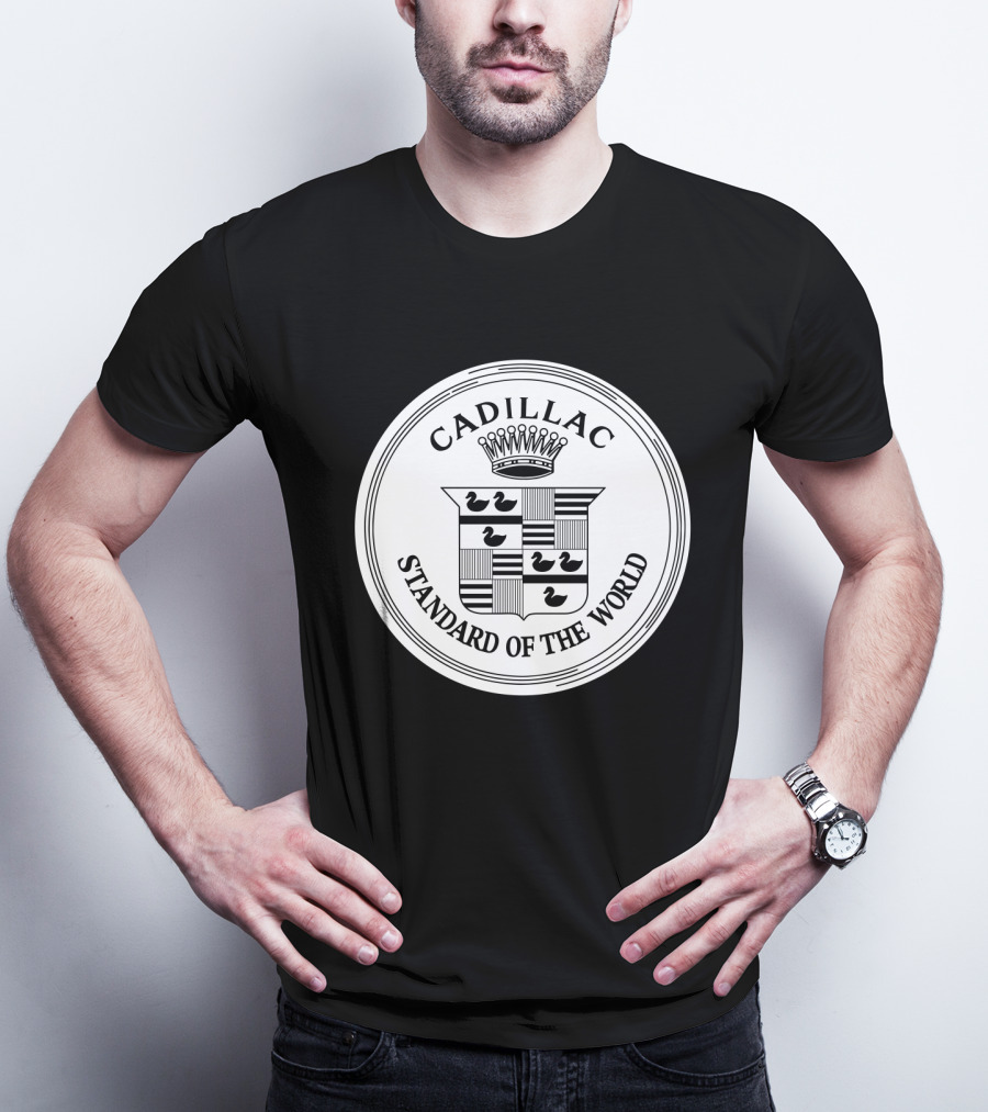 Cadillac Standard Of The World Crest Emblem T-Shirt
