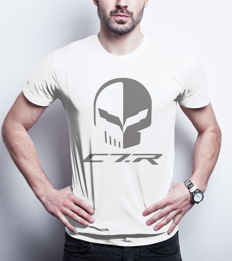 C7R Corvette Skull Iconic T-Shirt