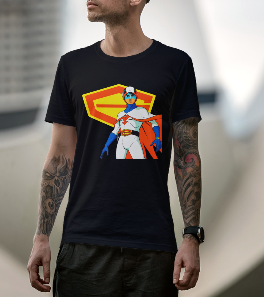 Battle Of The Planets G Force Iconic Character With Emblem T-Shirt