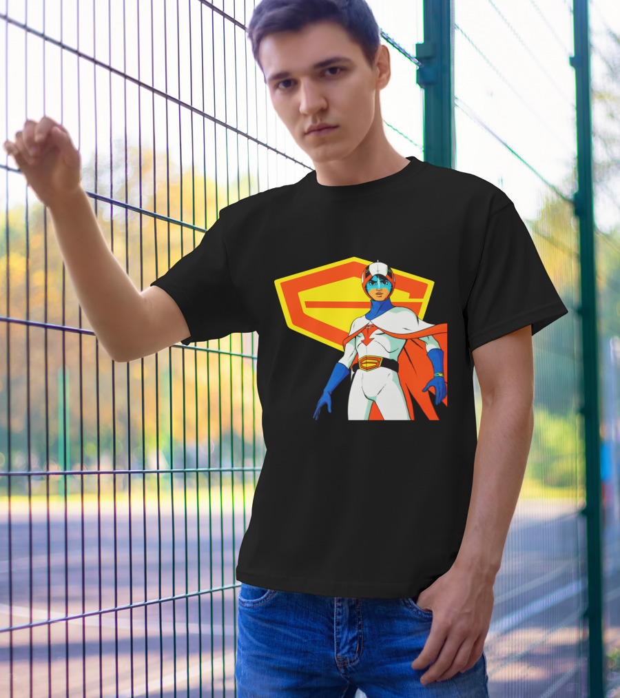 Battle Of The Planets G Force Iconic Character With Emblem T-Shirt