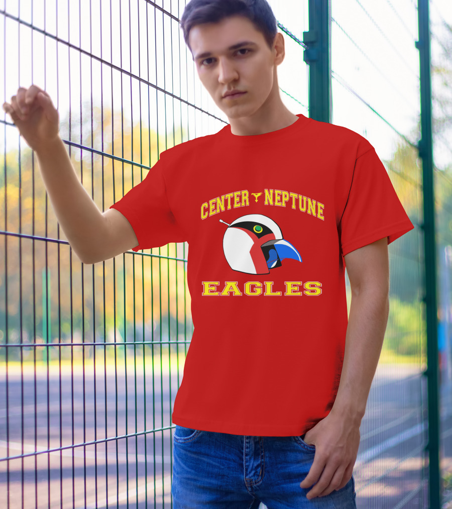 Center Neptune Eagles G-Force Helmet T-Shirt
