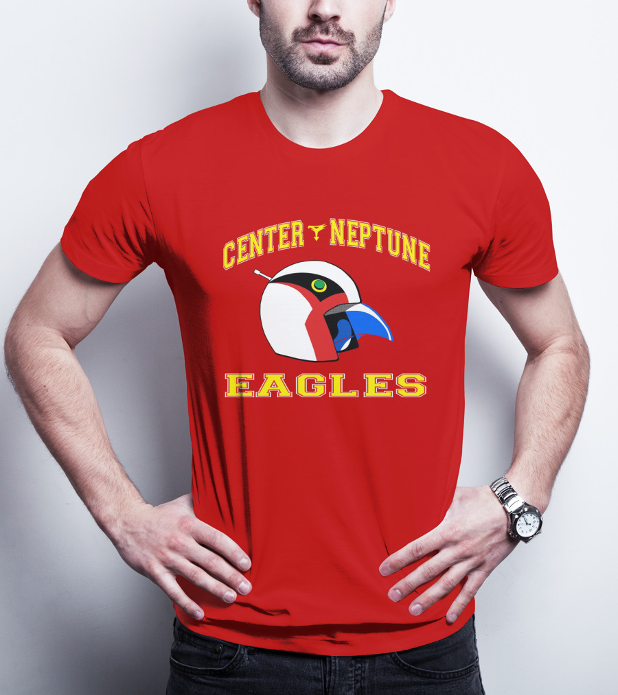 Center Neptune Eagles G-Force Helmet T-Shirt