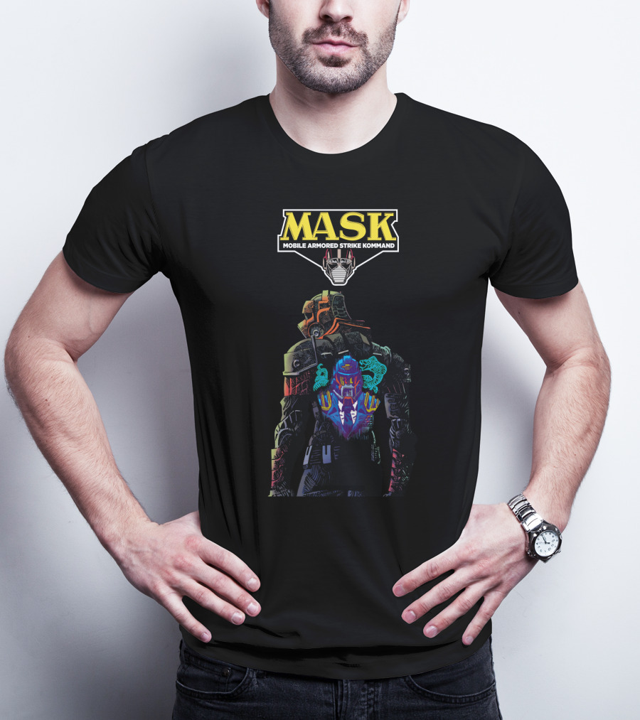MASK Mobile Armored Strike Kommand Retro Robot Warrior T-Shirt