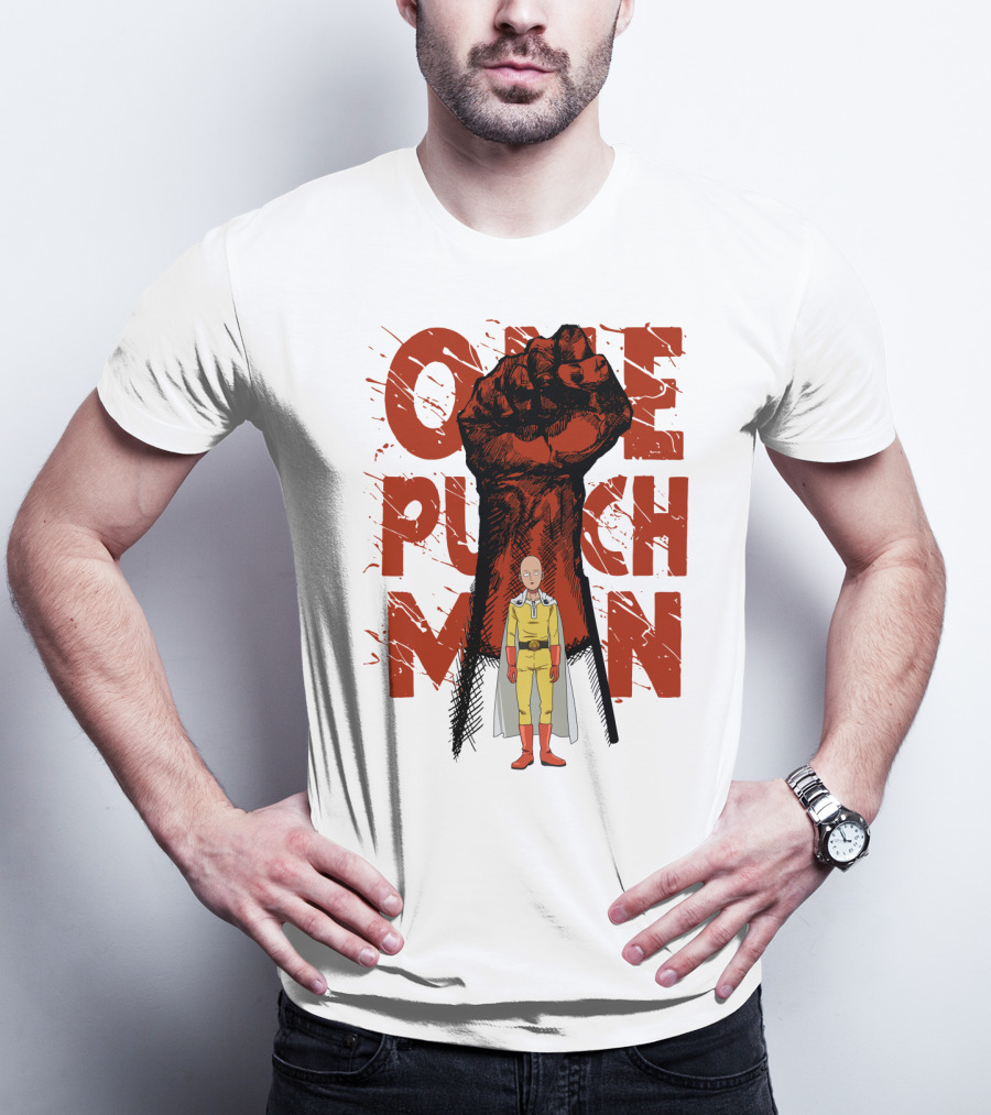 One Punch Man Saitama Hero Fist Power T-Shirt