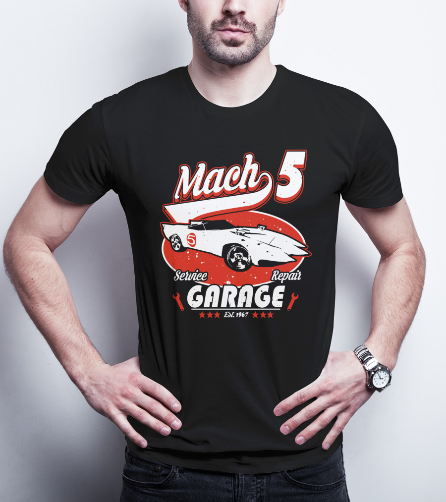 Mach 5 Service Repair Garage Est 1967 T-Shirt
