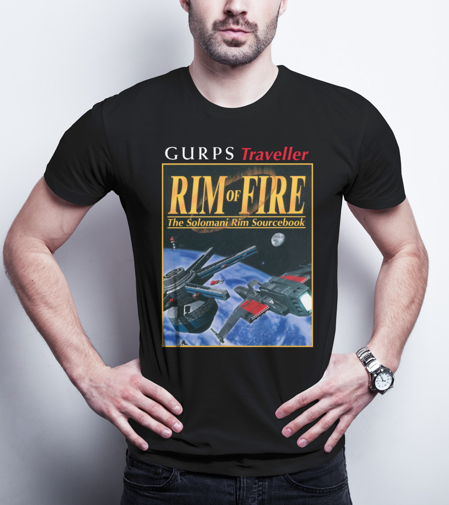 GURPS Traveller Rim Of Fire The Solomani Rim Sourcebook T-Shirt