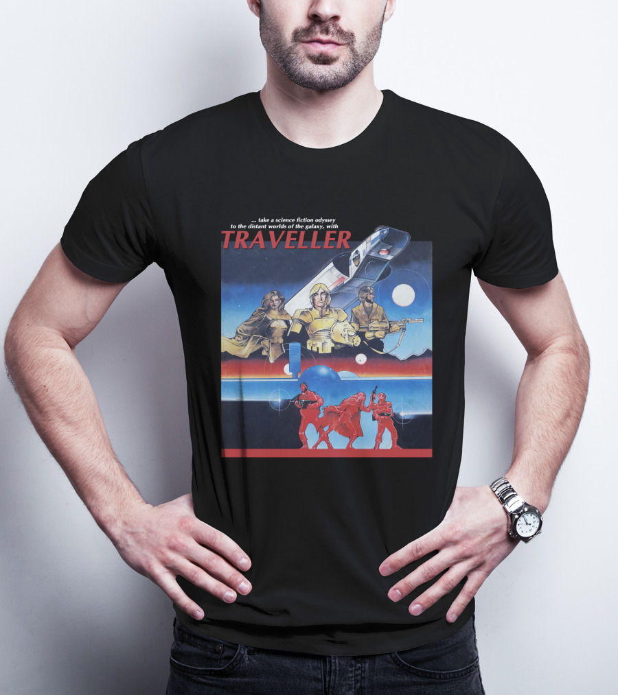 Traveller Science Fiction Odyssey To The Distant Worlds Of The Galaxy T-Shirt