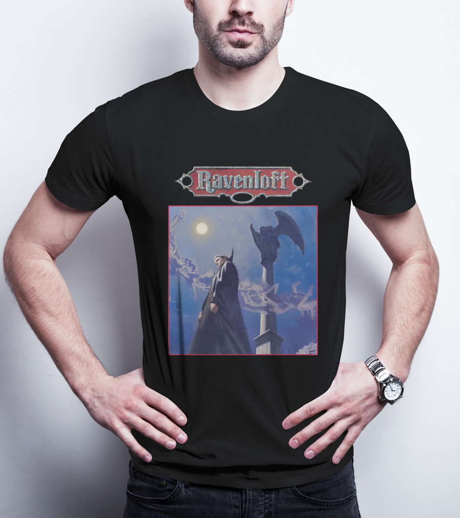 Ravenloft Vampire Night Gothic Scene T-Shirt