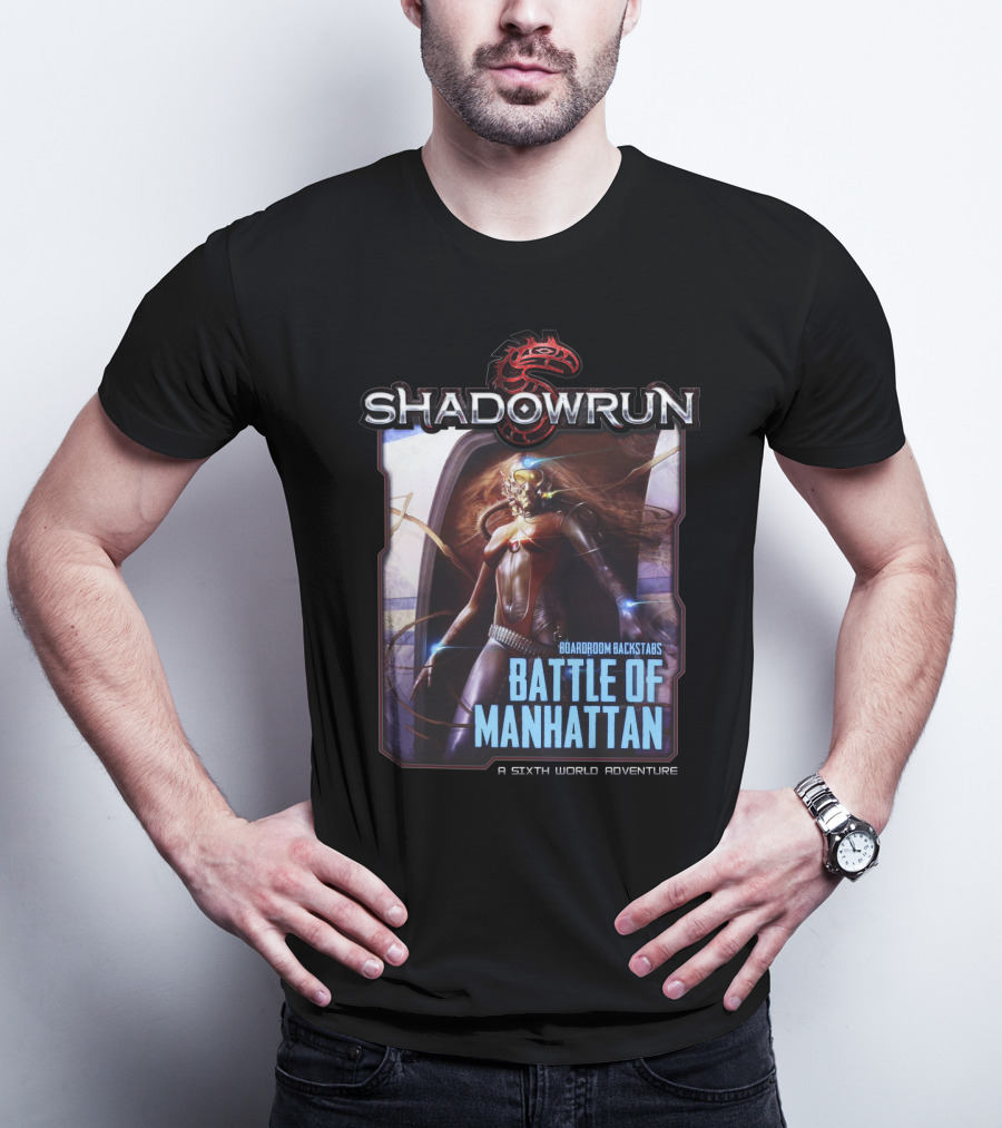 Shadowrun Boardroom Backstabs Battle Of Manhattan A Sixth World Adventure T-Shirt