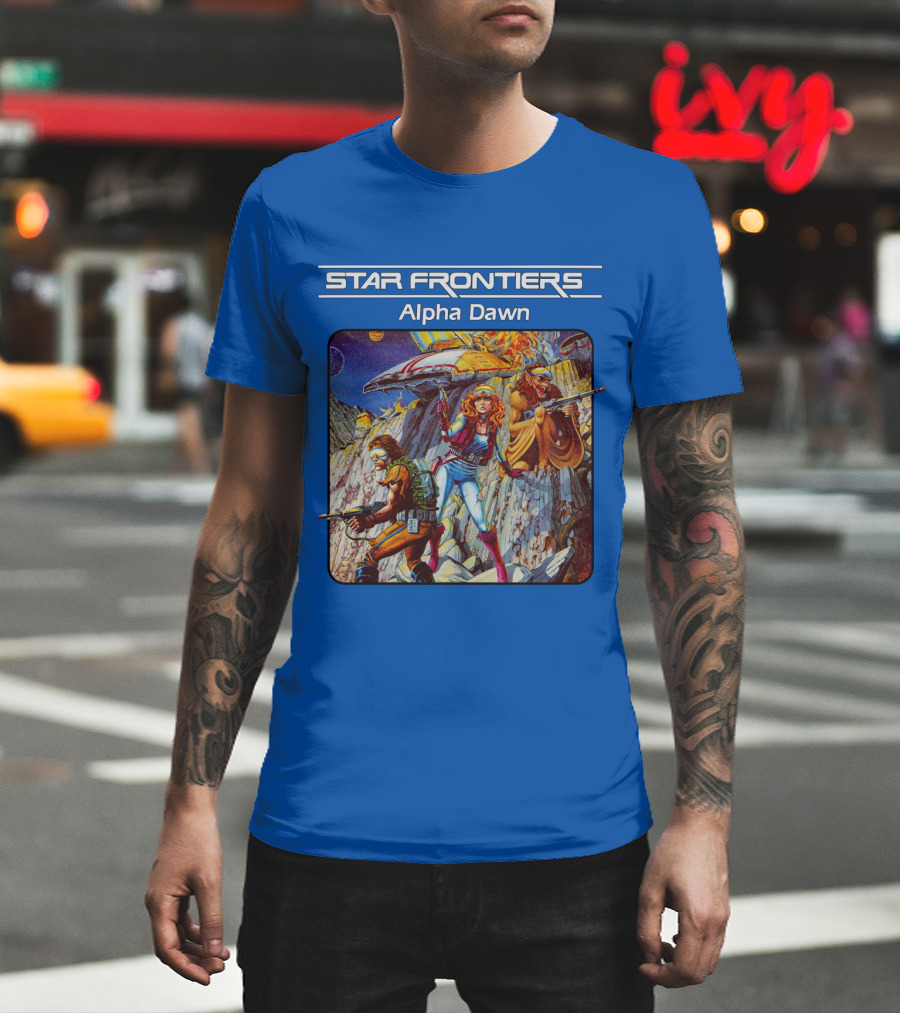 Star Frontiers Alpha Dawn Retro Sci-Fi Adventure T-Shirt