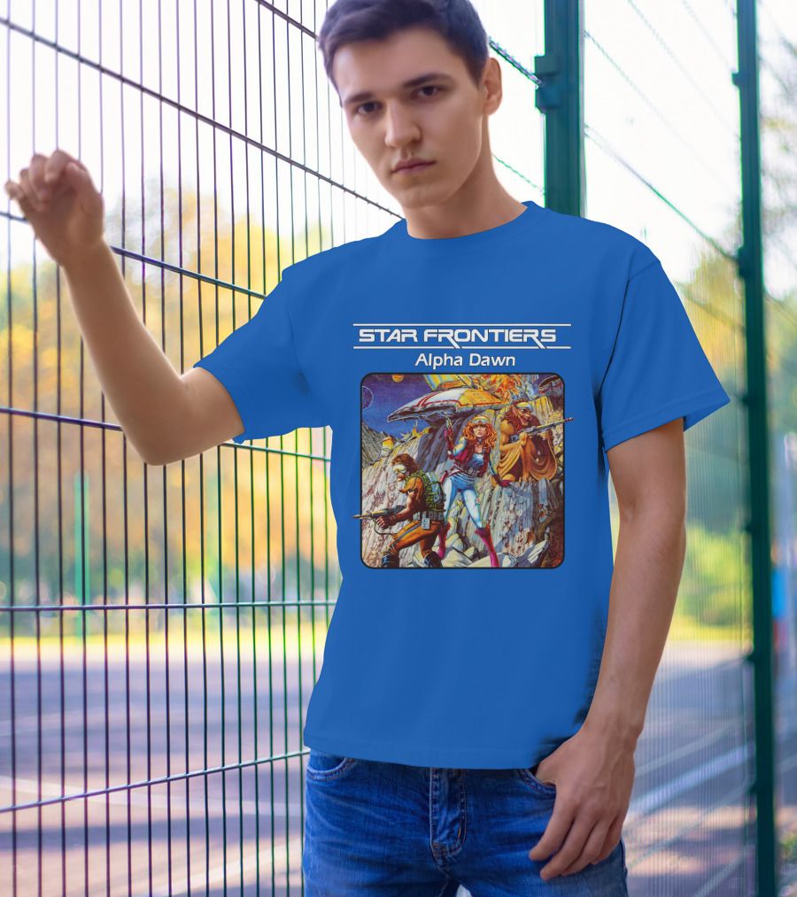 Star Frontiers Alpha Dawn Retro Sci-Fi Adventure T-Shirt
