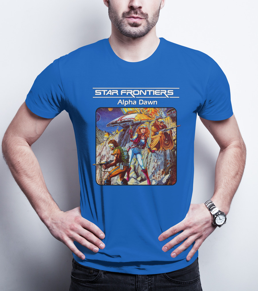 Star Frontiers Alpha Dawn Retro Sci-Fi Adventure T-Shirt