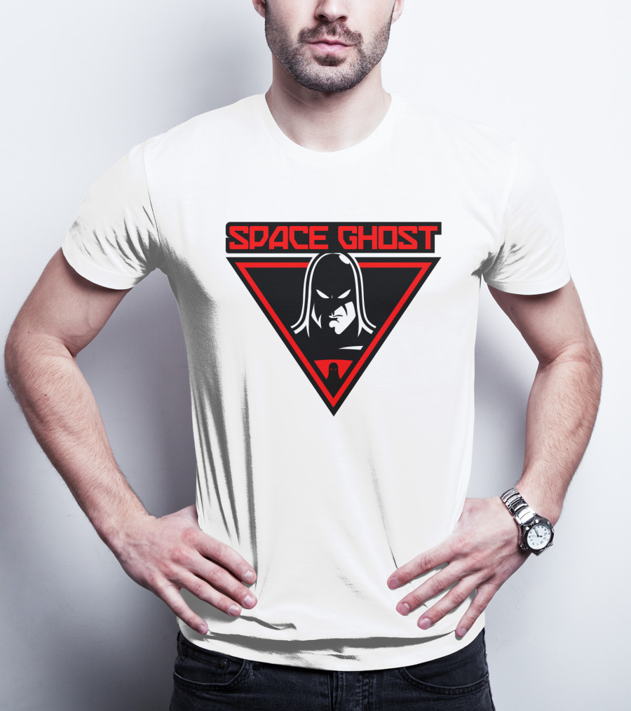 Space Ghost Logo With Red Triangle T-Shirt