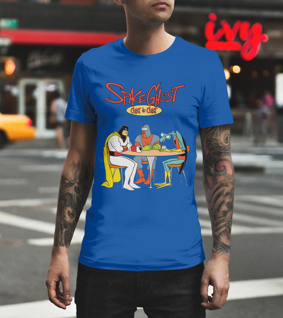 Space Ghost Coast To Coast Zorak And Moltar At Table T-Shirt