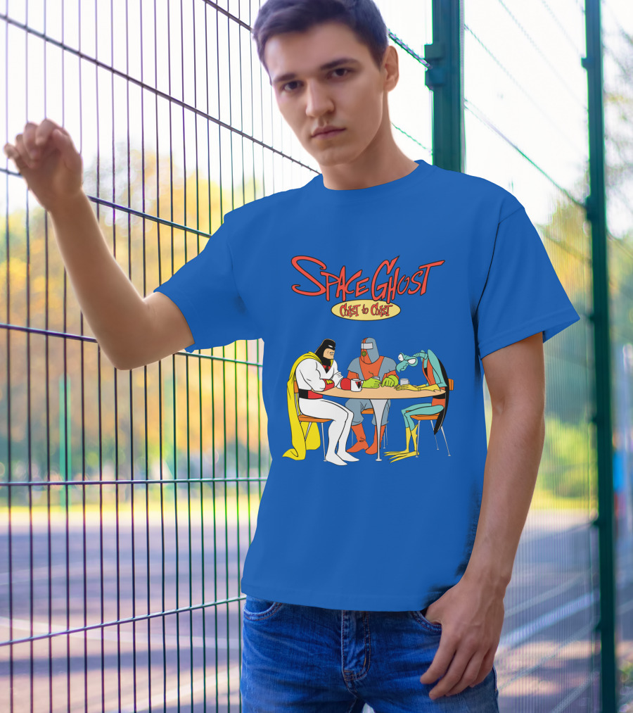 Space Ghost Coast To Coast Zorak And Moltar At Table T-Shirt