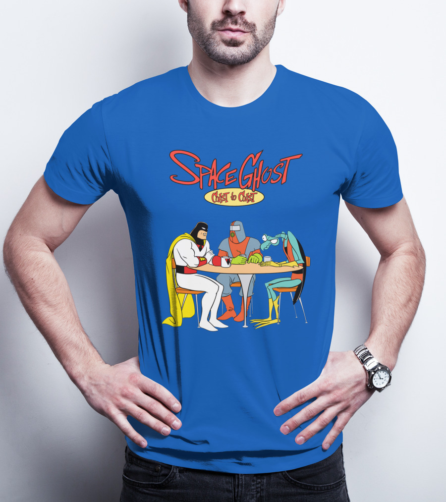 Space Ghost Coast To Coast Zorak And Moltar At Table T-Shirt