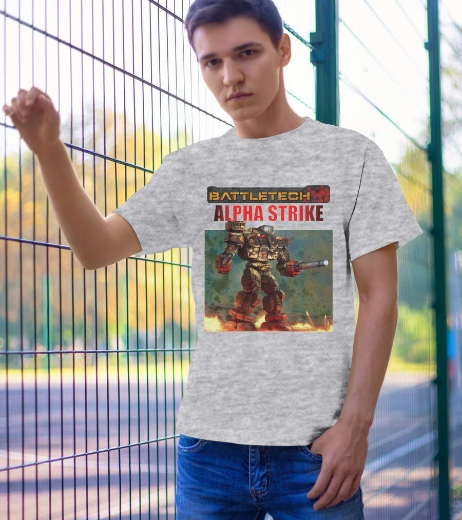 BattleTech ALPHA STRIKE Mech Warrior Battle Scene T-Shirt