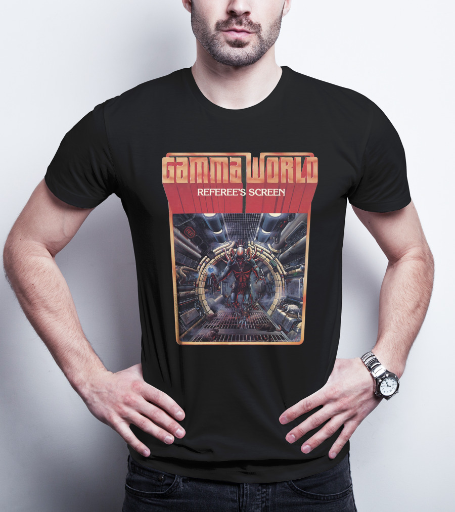Gamma World Referee's Screen Sci-Fi Dungeon Crawler Adventure T-Shirt