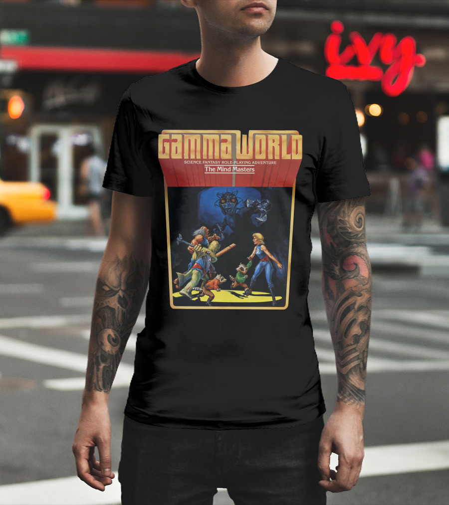 Gamma World Science Fantasy Role-Playing Adventure The Mind Masters T-Shirt
