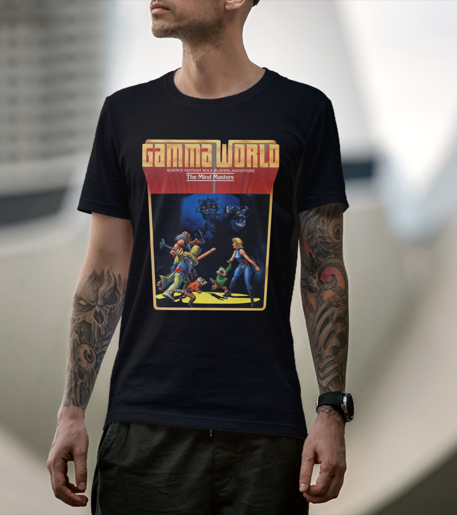 Gamma World Science Fantasy Role-Playing Adventure The Mind Masters T-Shirt