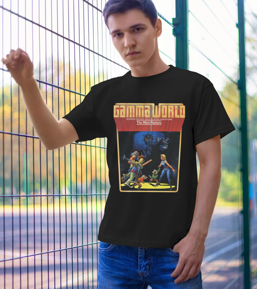 Gamma World Science Fantasy Role-Playing Adventure The Mind Masters T-Shirt