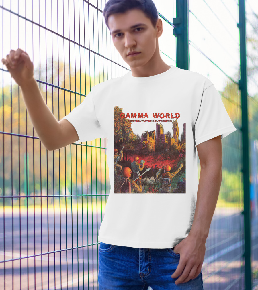 Gamma World Science Fantasy Role-Playing Game 1st Edition T-Shirt