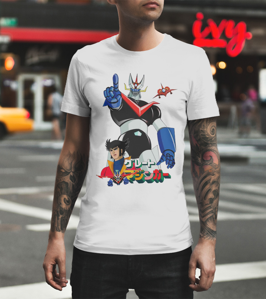 Great Mazinger Robot Anime Character T-Shirt