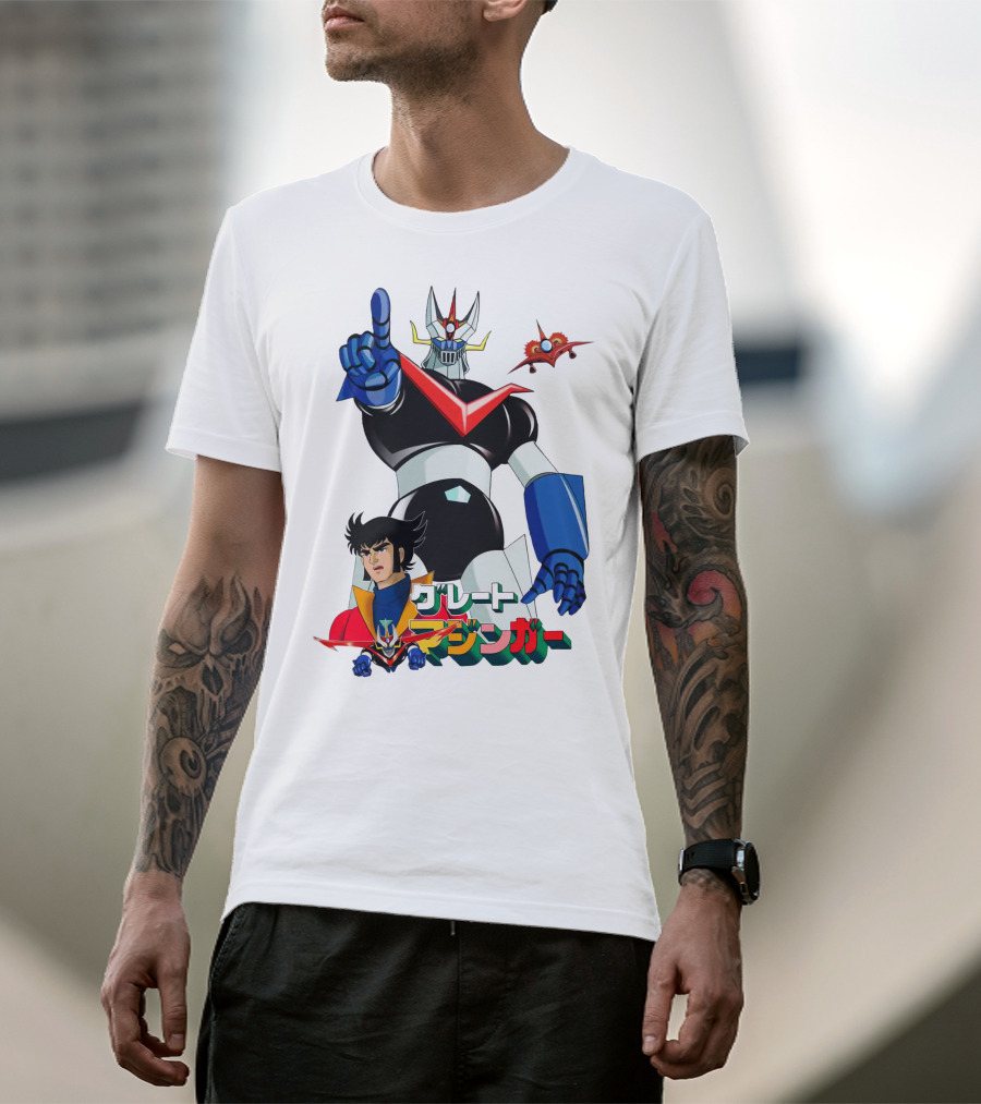 Great Mazinger Robot Anime Character T-Shirt