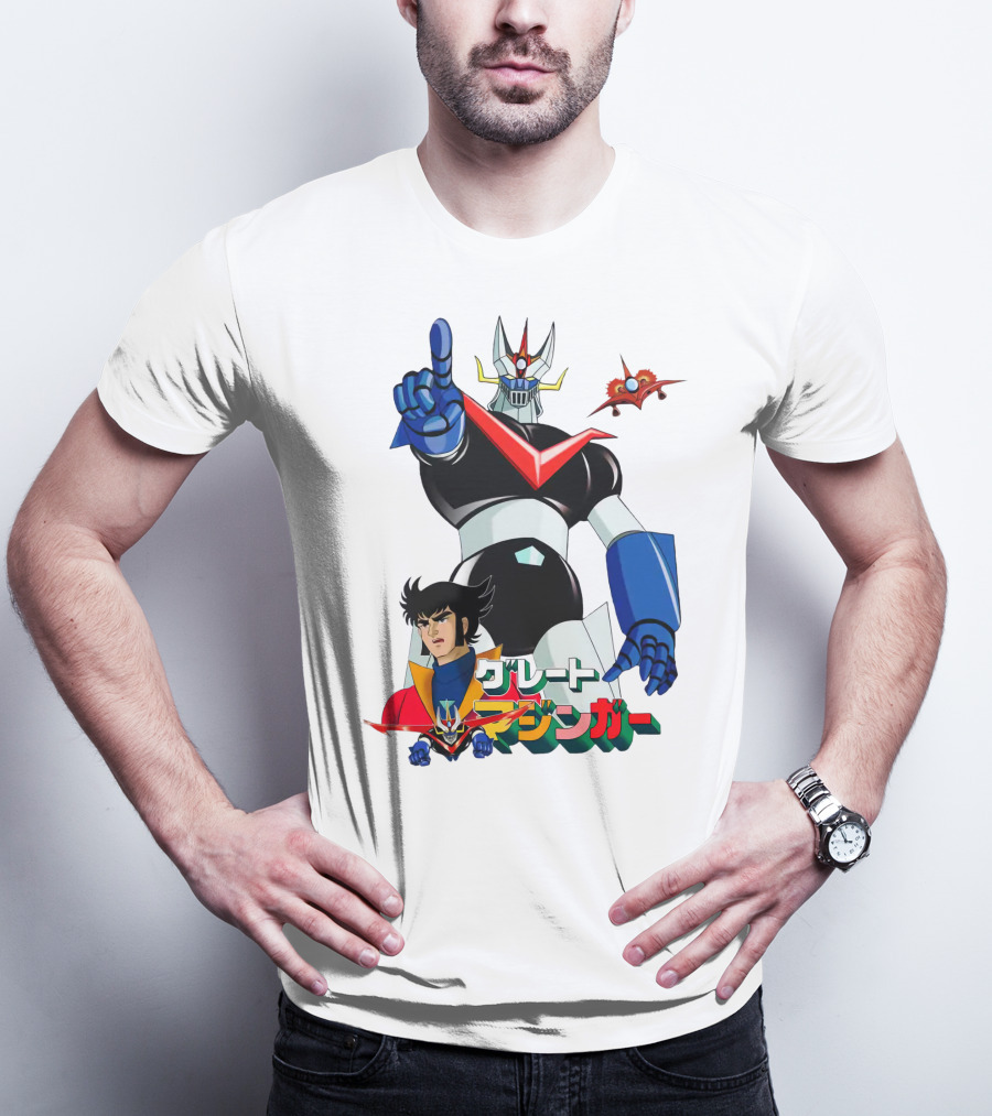 Great Mazinger Robot Anime Character T-Shirt