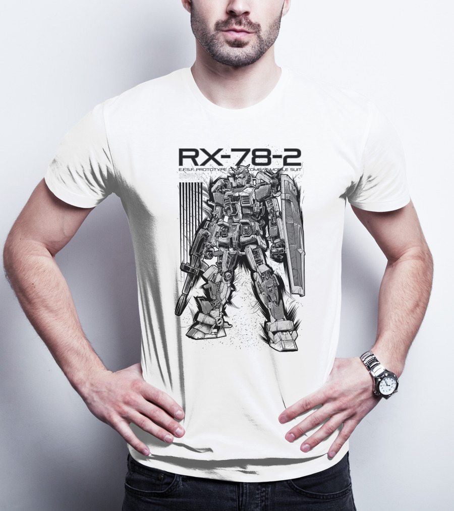 RX-78-2 EFSF Prototype Combat Mobile Suit Gundam T-Shirt