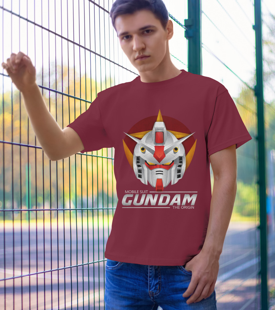 Mobile Suit Gundam The Origin Mecha Head T-Shirt