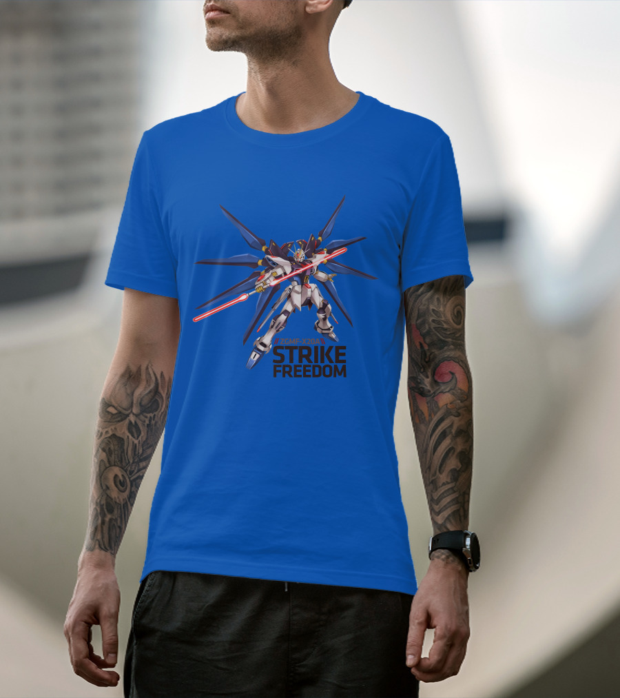 ZGMF-X20A Strike Freedom Gundam Mobile Suit T-Shirt