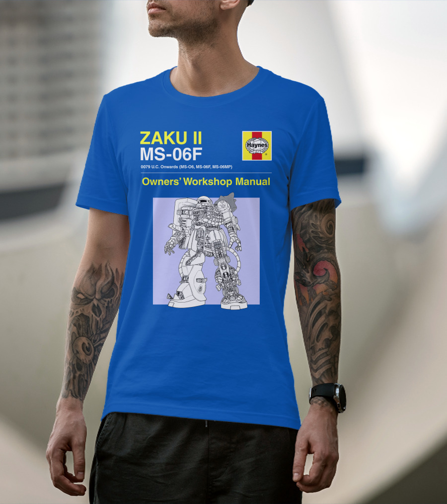 ZAKU II MS-06F 0079 U.C. Onwards Owners' Workshop Manual T-Shirt