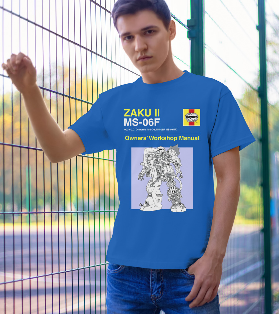 ZAKU II MS-06F 0079 U.C. Onwards Owners' Workshop Manual T-Shirt