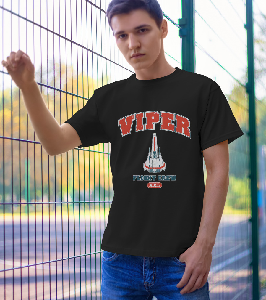 Viper Flight Crew XXL Battlestar Viper T-Shirt