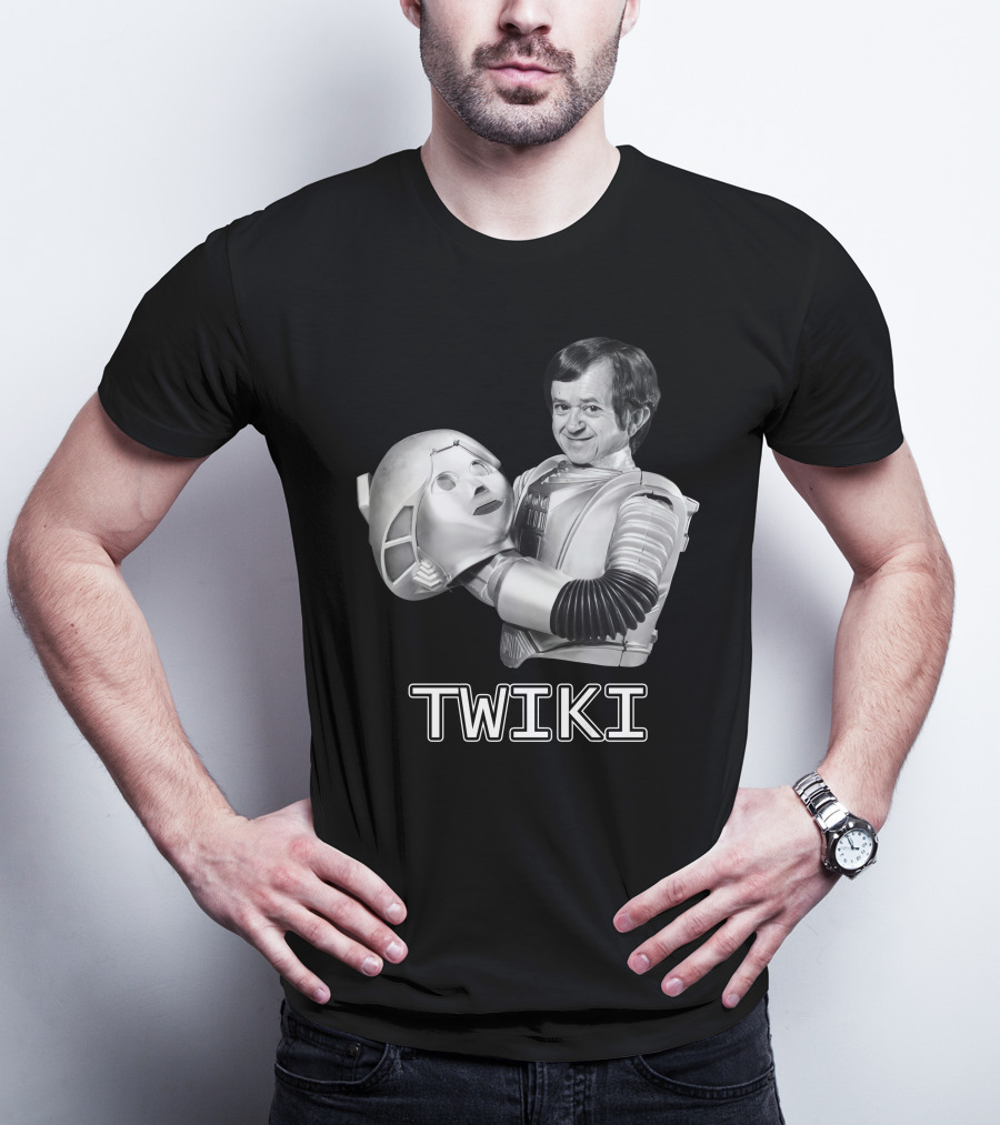 Buck Rogers Twiki Robot Head 1970s Sci-Fi Comedy T-Shirt
