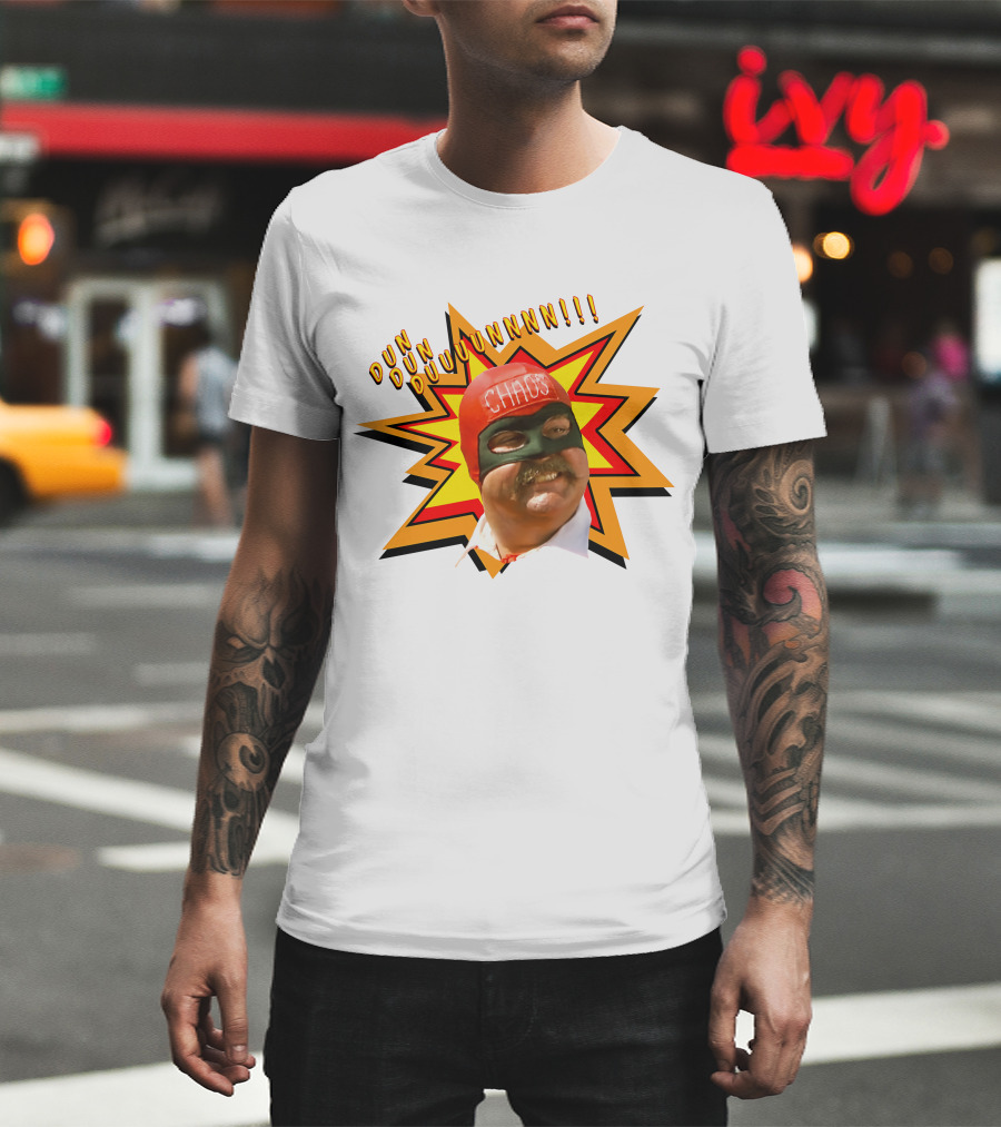 Dun Dun Duuunnnnn Captain Chaos The Cannonball Run T-Shirt