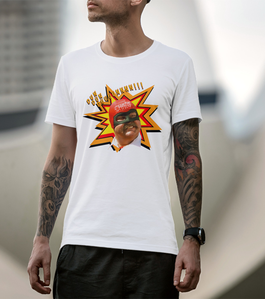 Dun Dun Duuunnnnn Captain Chaos The Cannonball Run T-Shirt