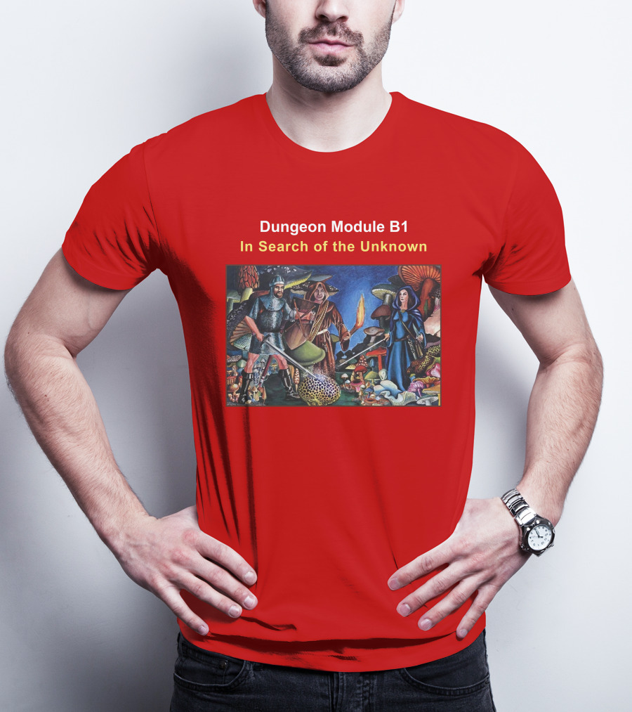 Dungeon Module B1 In Search Of The Unknown DND ISU T-Shirt