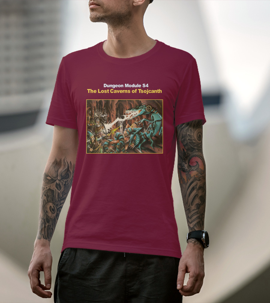 Dungeon Module S4 The Lost Caverns Of Tsojcanth T-Shirt