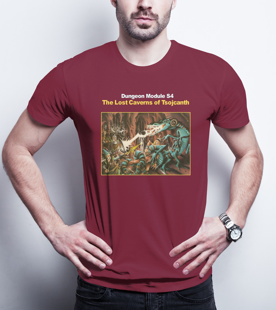 Dungeon Module S4 The Lost Caverns Of Tsojcanth T-Shirt