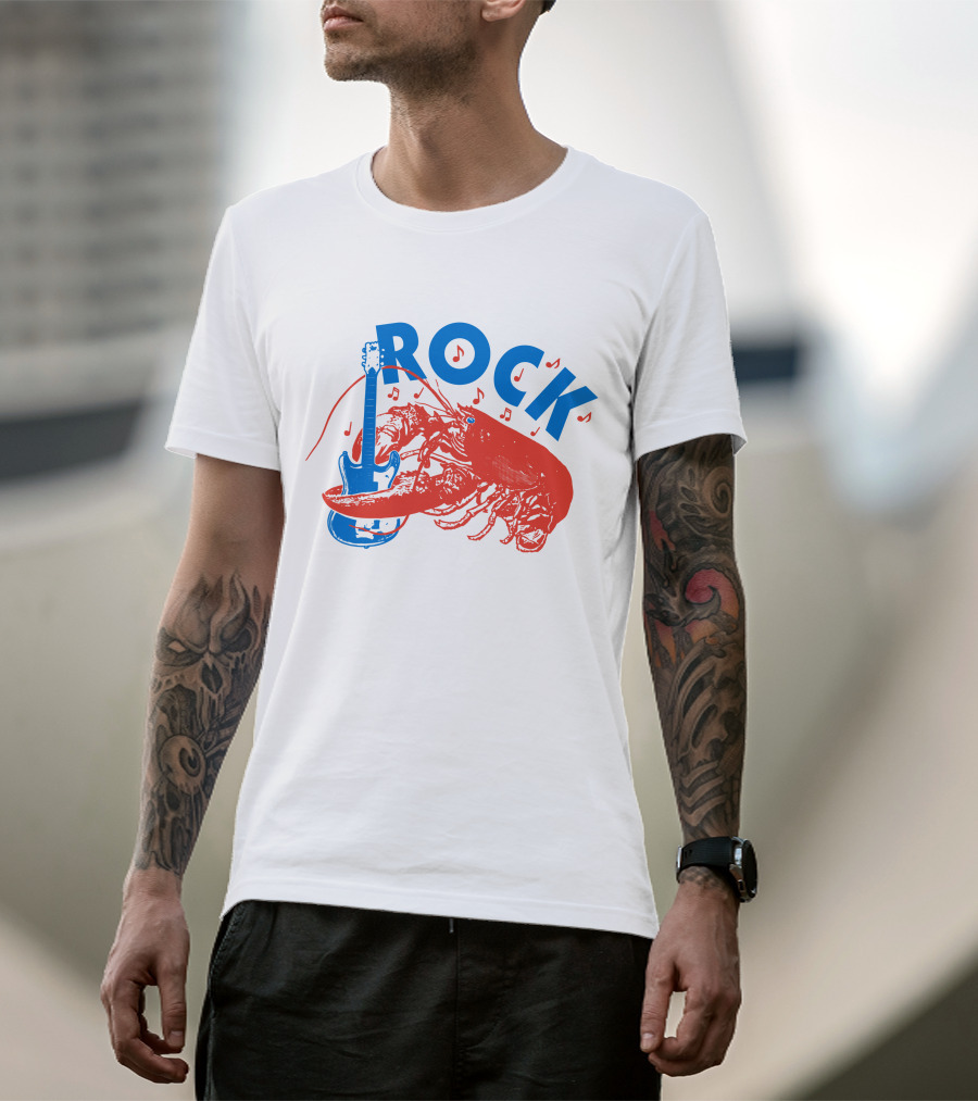 The B-52's Rock Lobster Guitar Music Fun T-Shirt