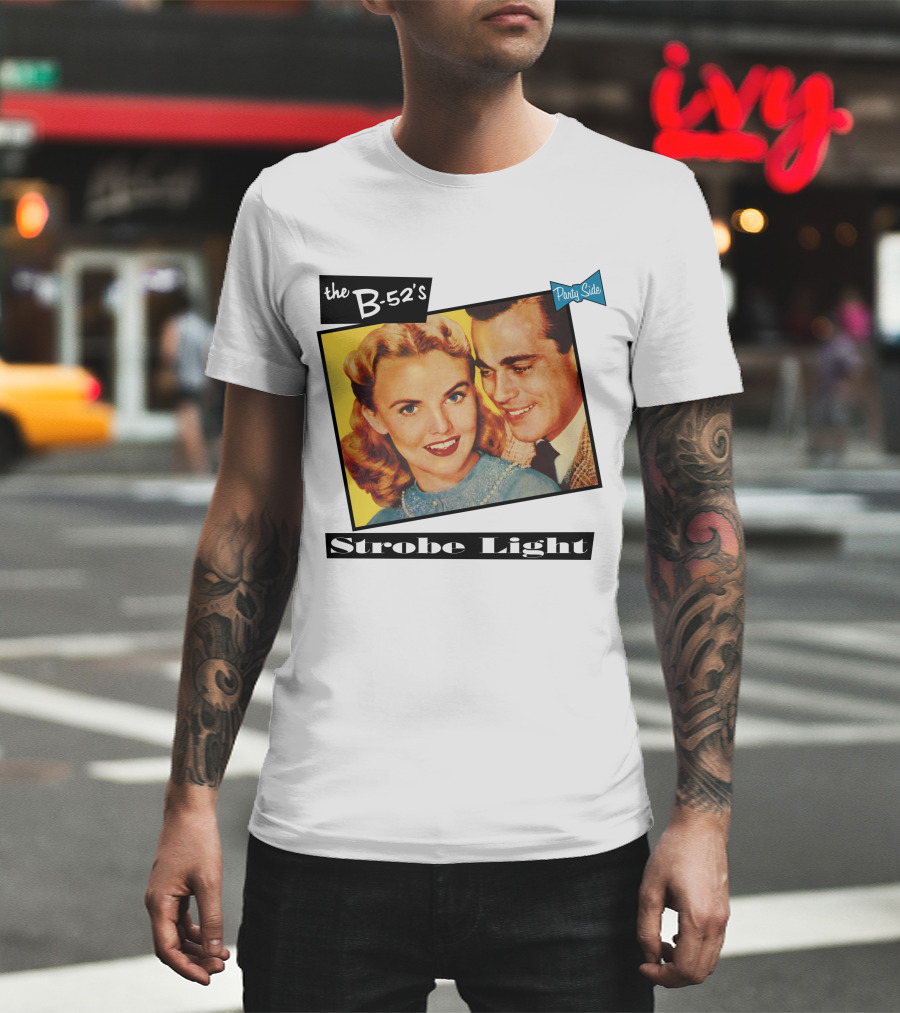 The B-52's Strobe Light Party Side T-Shirt