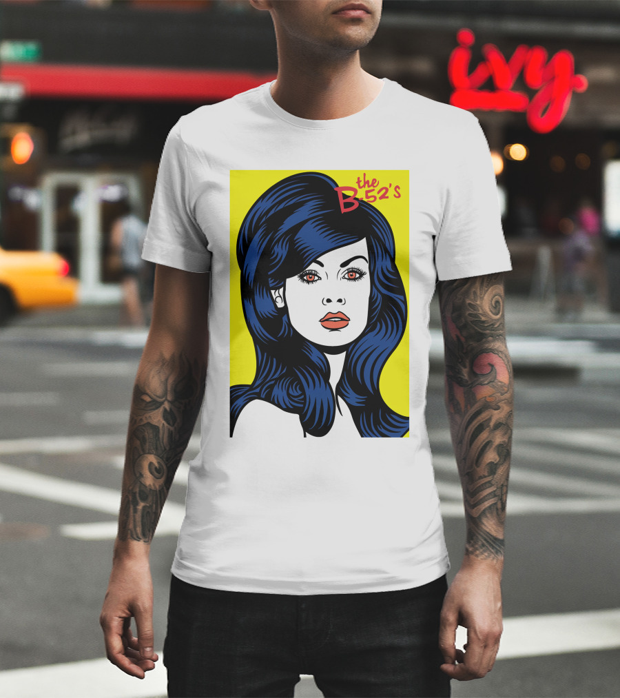 The B-52's Bold Pop Art Woman T-Shirt