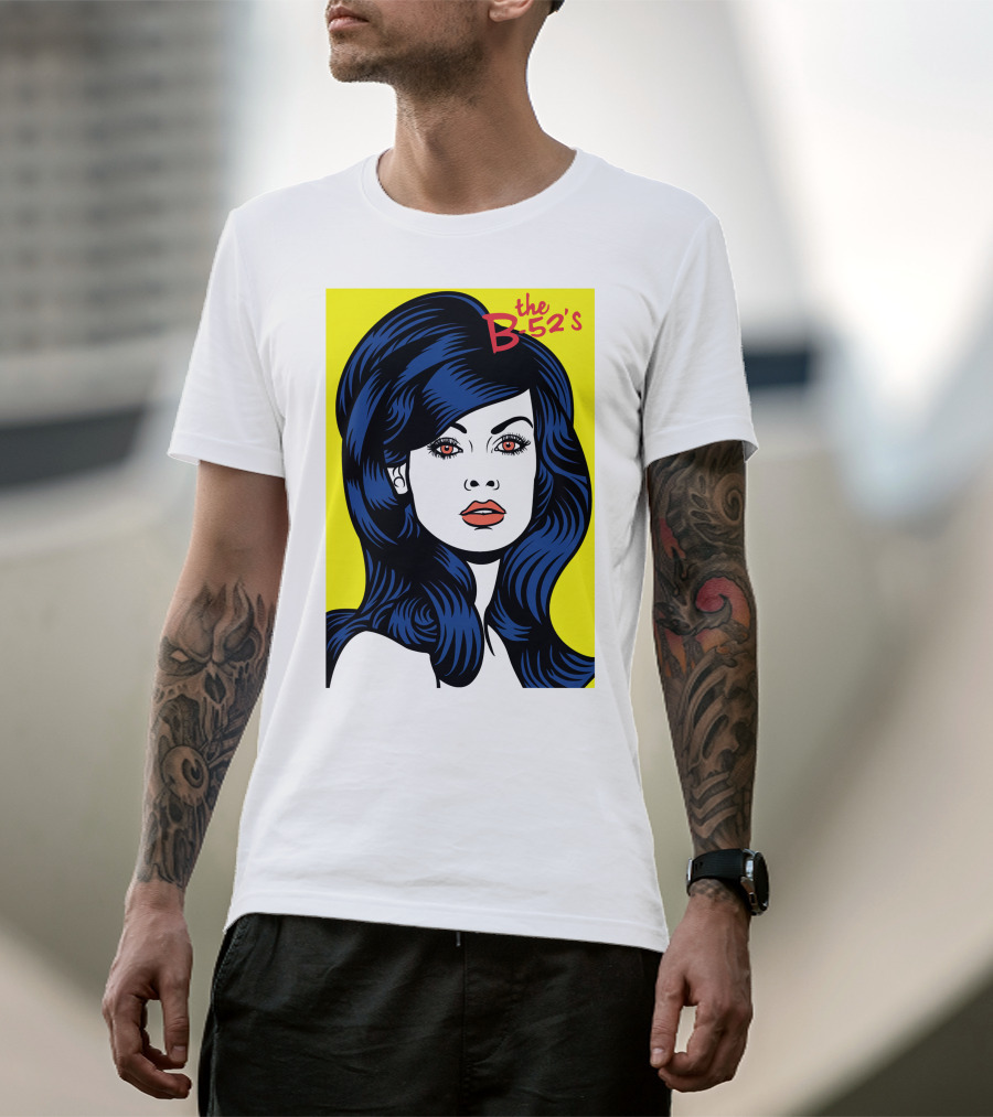 The B-52's Bold Pop Art Woman T-Shirt