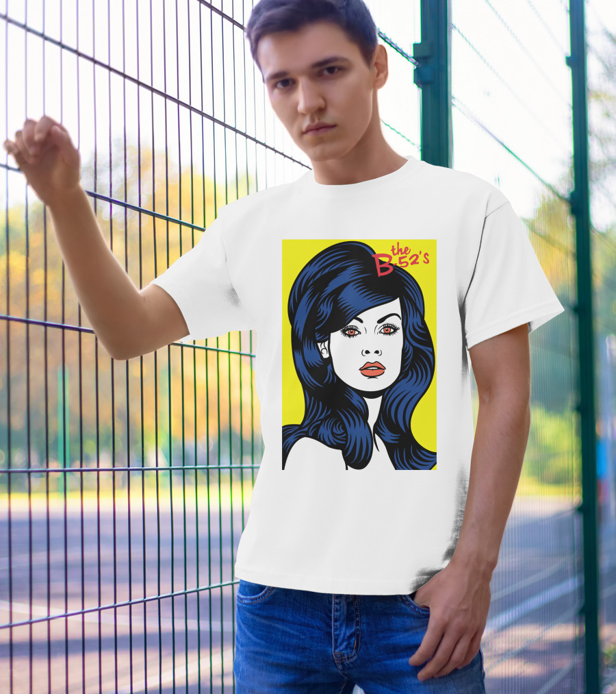 The B-52's Bold Pop Art Woman T-Shirt