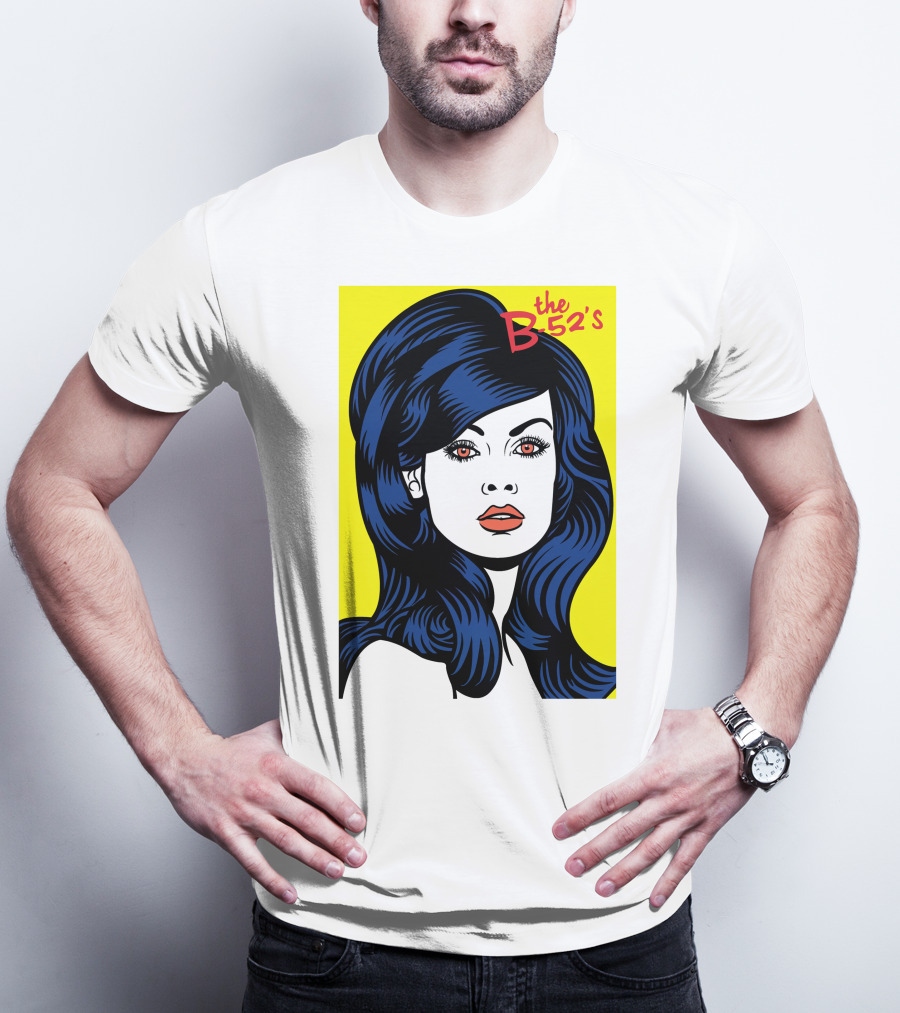 The B-52's Bold Pop Art Woman T-Shirt