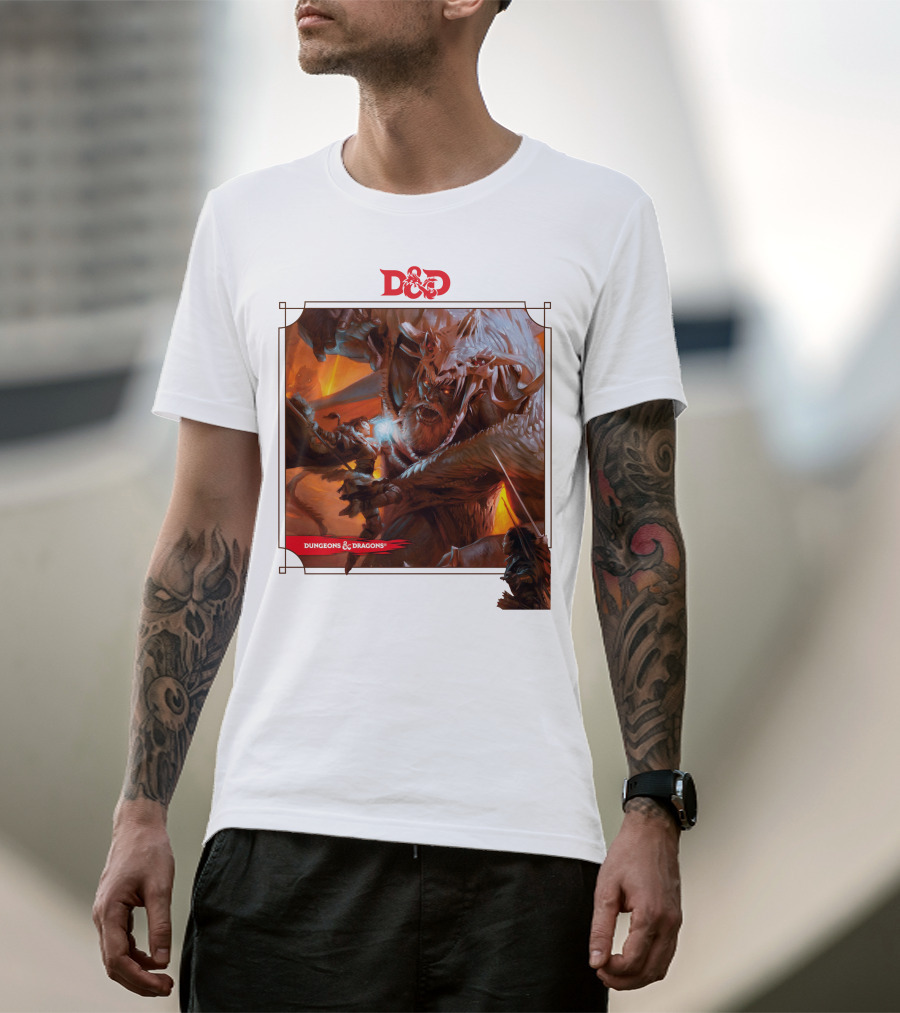 Dungeons And Dragons Epic Battle Scene DnD T-Shirt