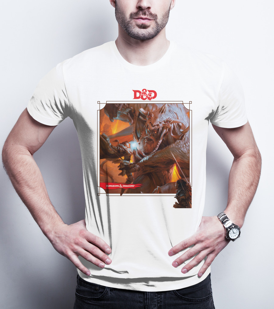 Dungeons And Dragons Epic Battle Scene DnD T-Shirt